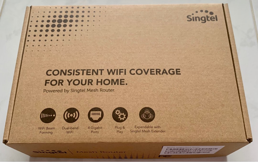 Singtel mesh router, Computers & Tech, Parts & Accessories, Networking ...
