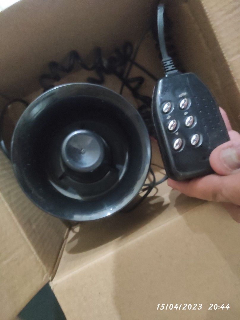 12v Siren + Walkie Talkie..., Car Accessories, Accessories on Carousell