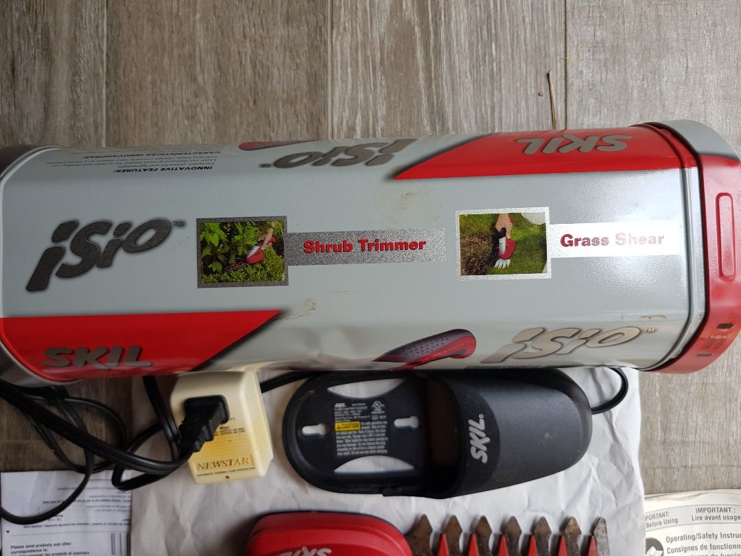 SKIL 8120 3.6-Volt Lithium Ion Isio 2-N-1 Cordless Shrub and Grass ...