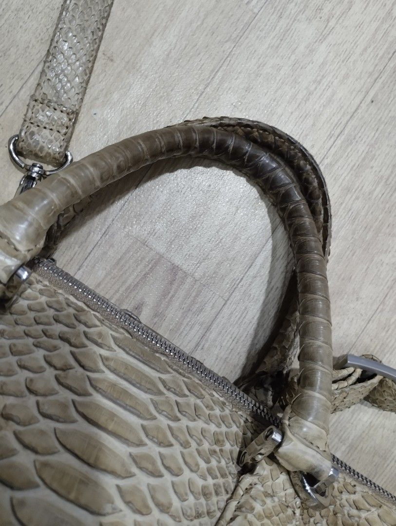 SNAKE SKIN BAG on Carousell