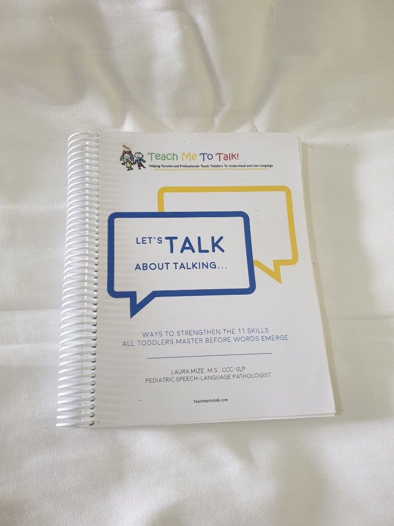 Speech Therapy Book - Laura Mize - Let's Talk About Talking, Hobbies ...