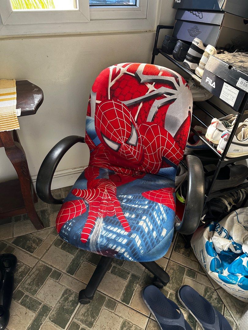 Spiderman office chair, Furniture & Home Living, Furniture, Chairs on ...