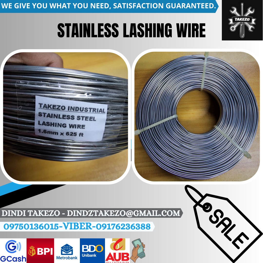 Stainless Lashing Wire, Commercial & Industrial, Industrial Equipment ...
