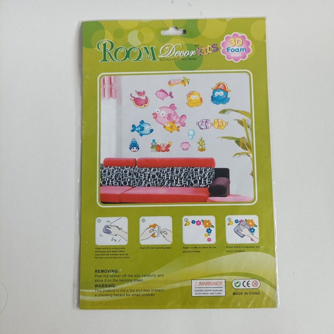 Sticker Timbul 3D Foam - 230 x 189,5 (cm), Desain & Kerajinan Tangan ...