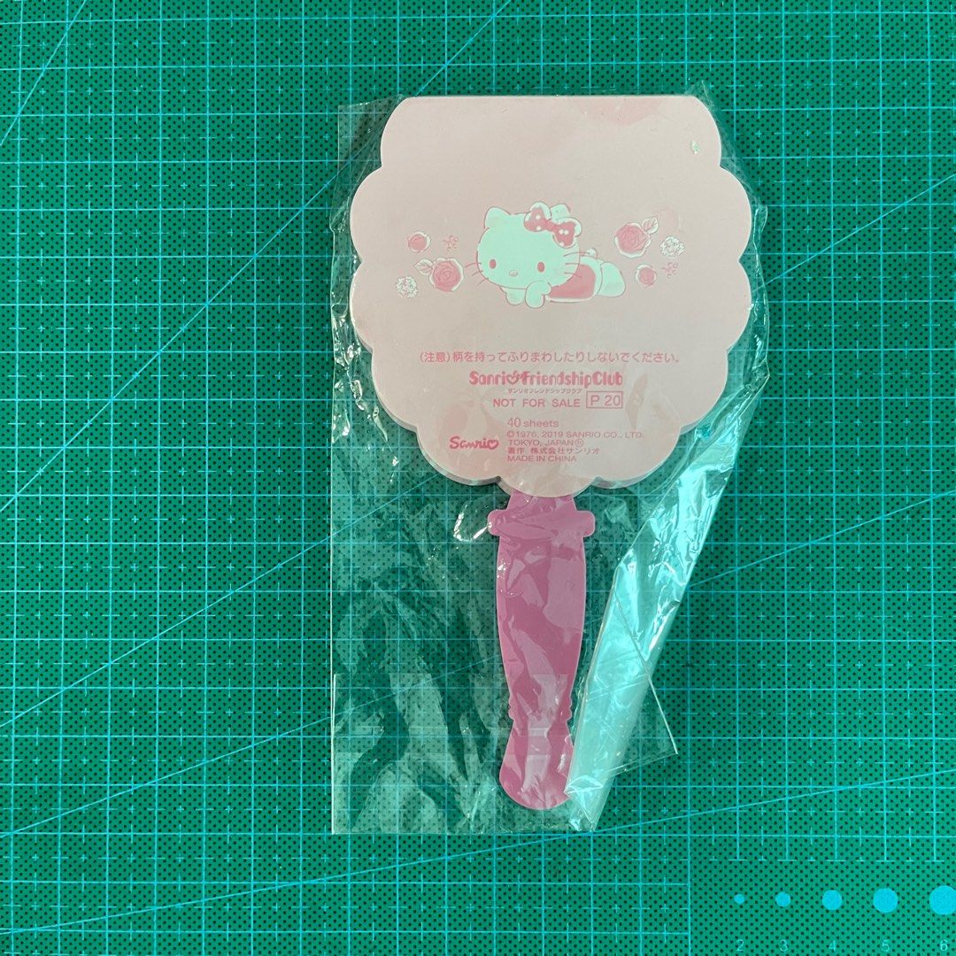 Sticky Notes Hello Kitty Hand Fan ORIGINAL SANRIO 100% - NEW, Buku ...