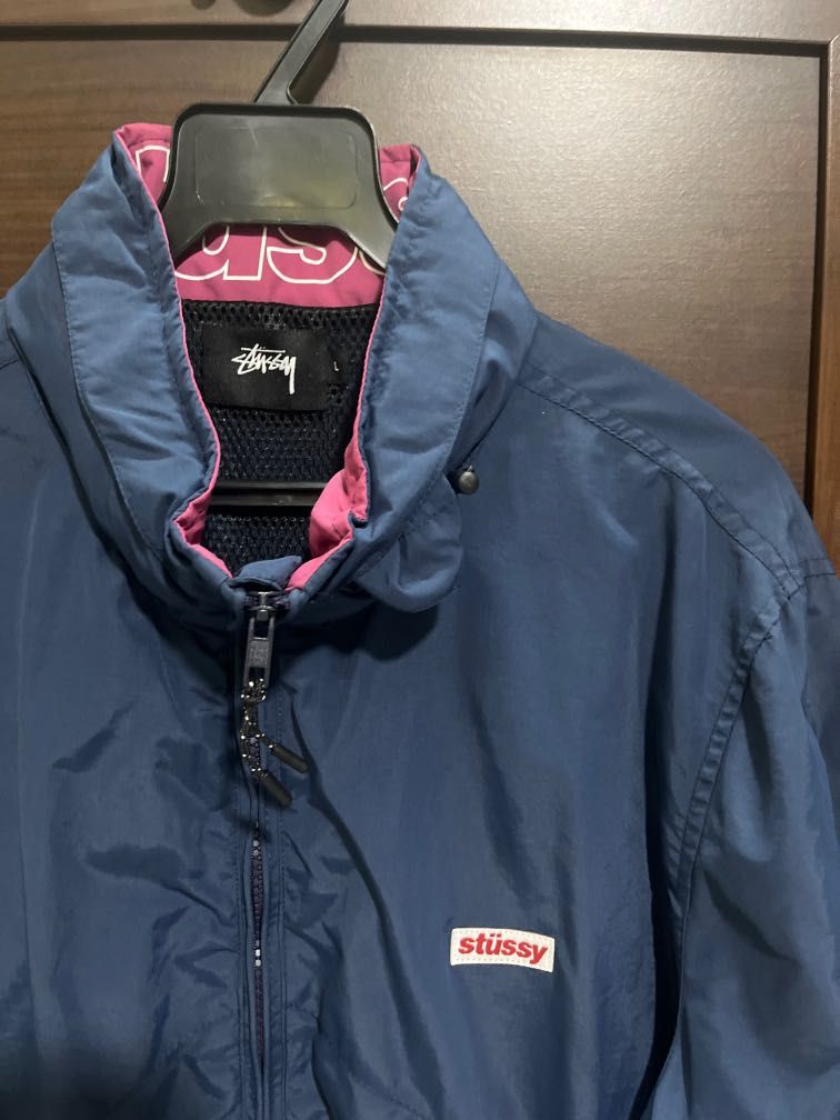 Stussy hooded windbreaker/rain jacket, Men's Fashion, Coats, Jackets ...