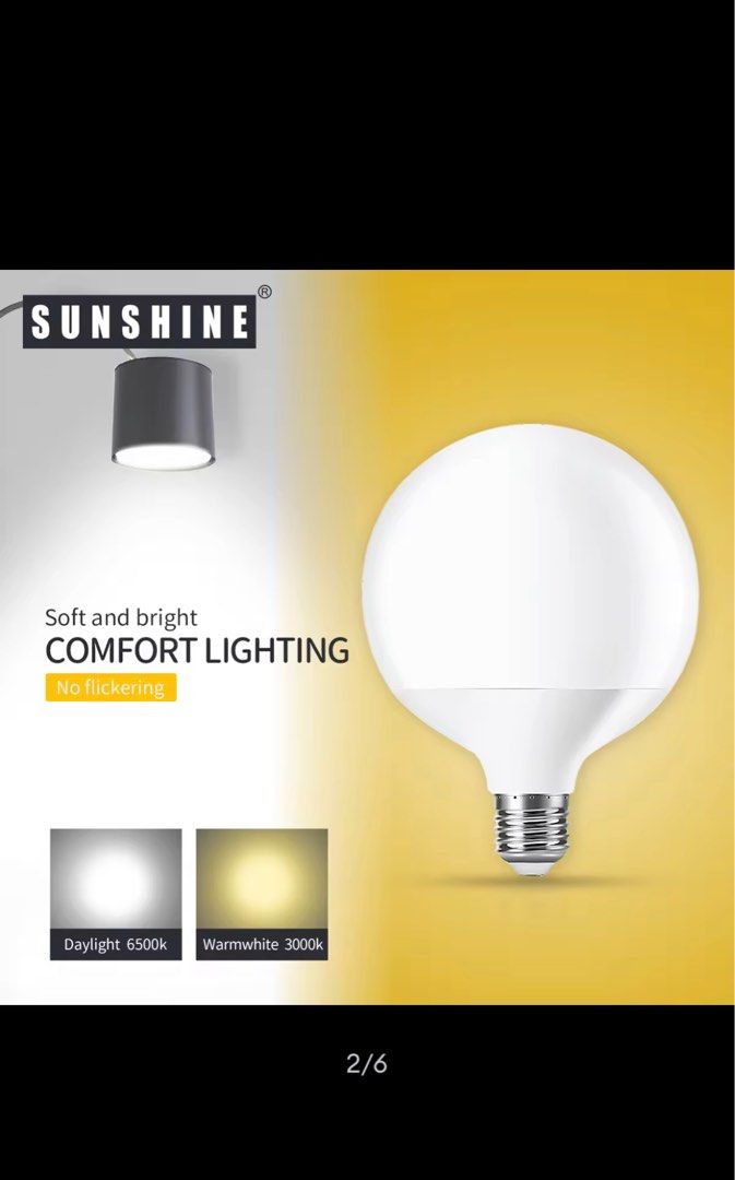 Sunshine LED Light Bulb E27 15W/9W LED Magnetic Module 12W, Furniture ...