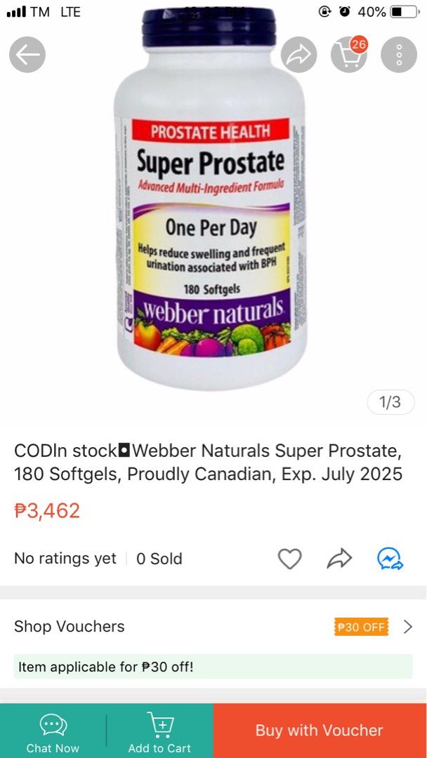 Super Prostate, Health & Nutrition, Health Supplements, Health Food ...