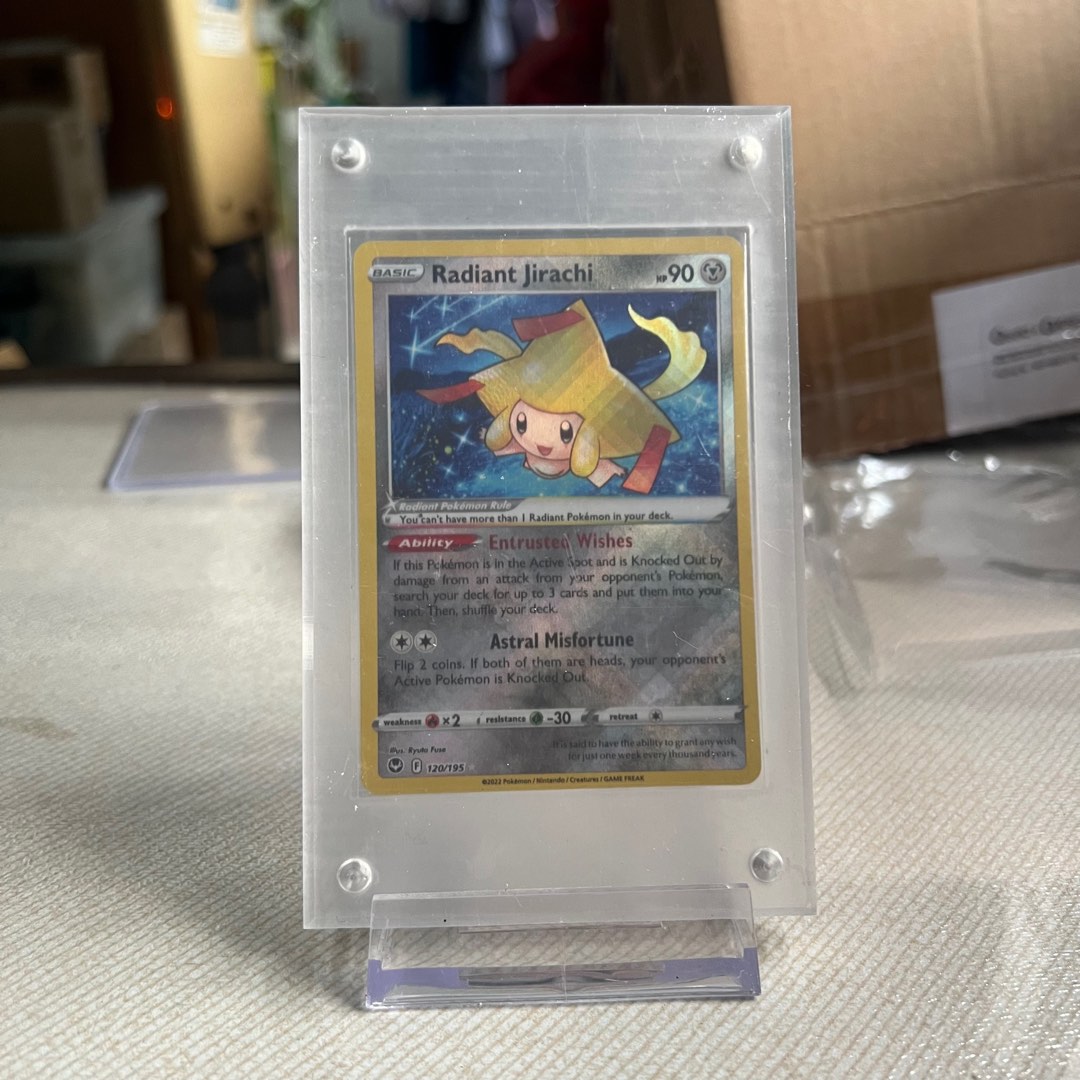 TCG 1-Card Clear Acrylic Display with stand, Hobbies & Toys, Toys ...