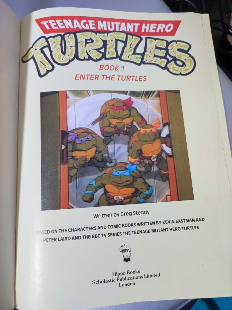Teenage mutant ninja turtles 90s vintage book 1 Rare on Carousell