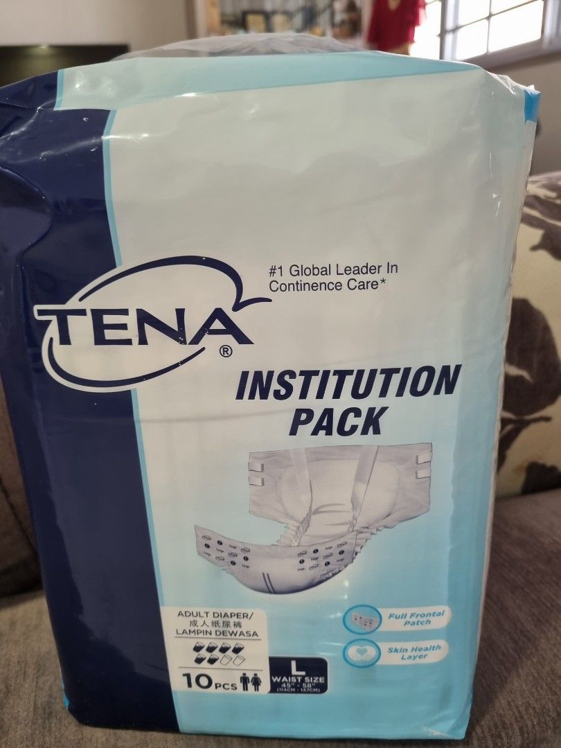Tena Adult Diaper "L" size, Health & Nutrition, Medical Supplies ...