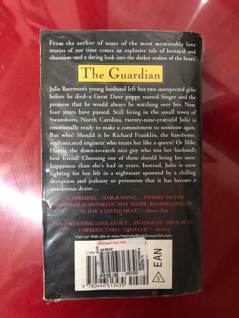 The Guardian by Nicholas Sparks, Hobbies & Toys, Books & Magazines ...
