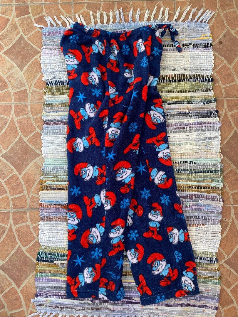 The Smurfs AOP Pajama Sleepwear on Carousell