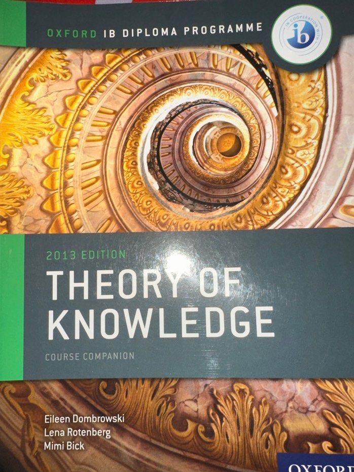 Theory of Knowledge (TOK) textbook IB, Hobbies & Toys, Books ...