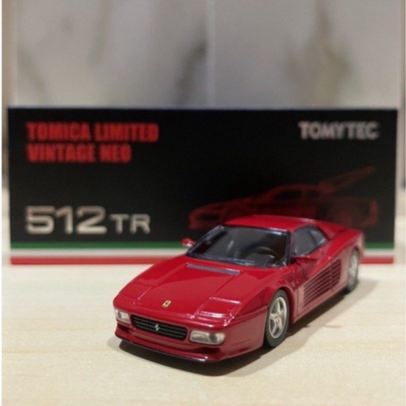Tomica Tomytec TLV Ferrari 512TR 法拉利 紅 美品, 書籍、休閒與玩具, 收藏、紀念品, 其他古董在旋轉拍賣