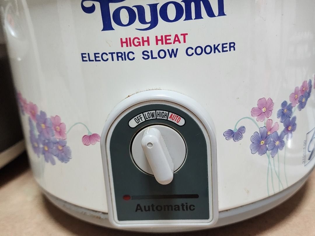 Toyomi electric slow cooker (Made in Japan), TV & Home Appliances ...