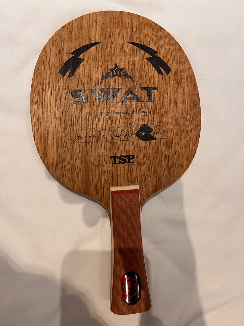 TSP Swat 7夾純木 乒乓球拍 適合新手, 運動產品, 運動與體育, 運動與體育 - 球拍和球類運動 - Carousell