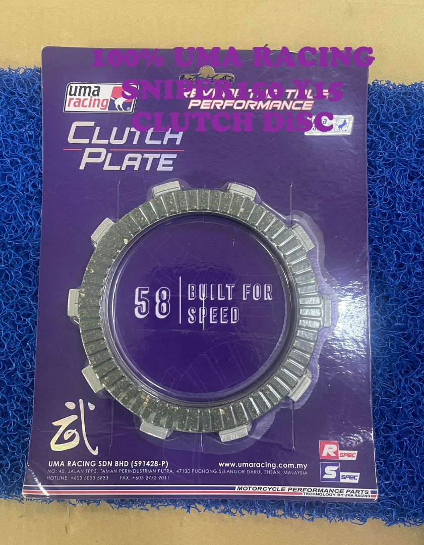 UMA RACING CLUTCH PLATE DISC CLUTCH DISC Y15 SNIPER150 MXKING EXCITER150 LC150, Motorcycles ...