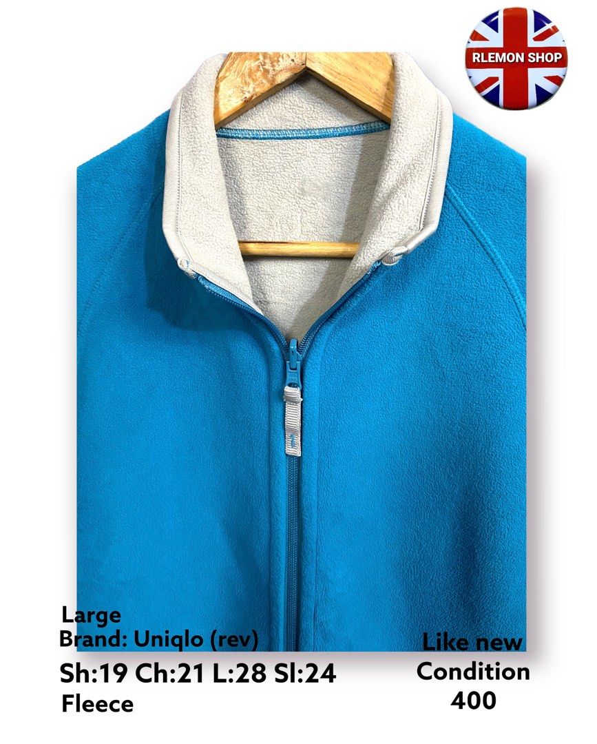 Uniqlo Reversible Fleece Jacket on Carousell