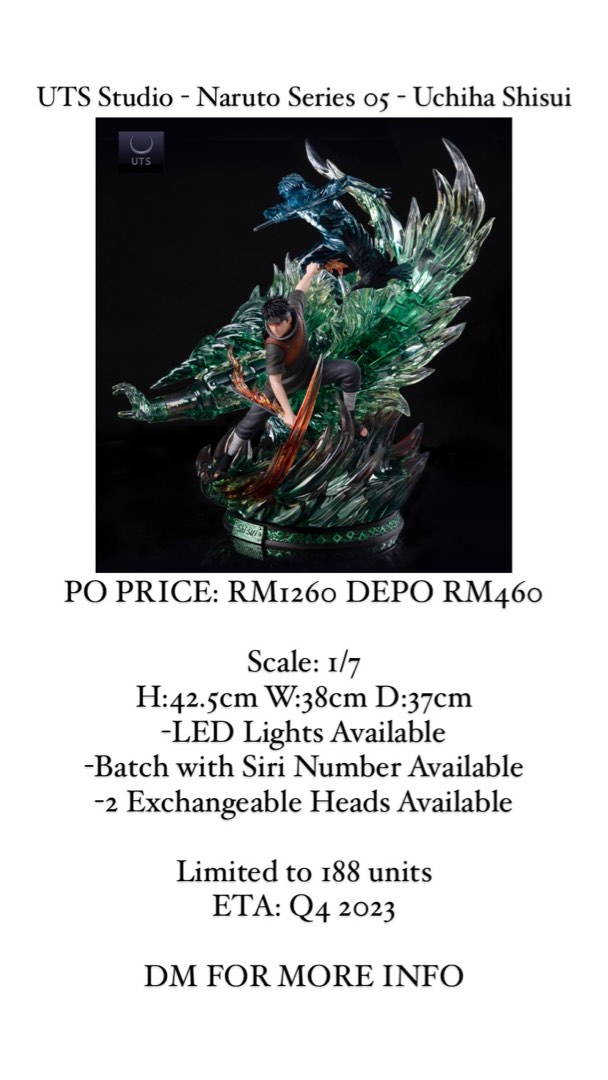 UTS Studio - Naruto Series 05 - Uchiha Shisui, Hobbies & Toys, Toys & Games on Carousell