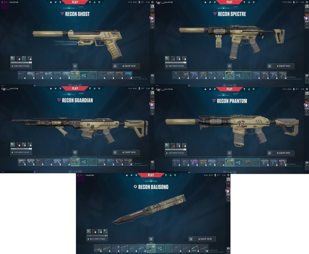 Valorant Ac w/ Recon Bundle + 3 Premium Skins 特戰英豪 帳號, 電子遊戲, 遊戲機配件, 遊戲 ...