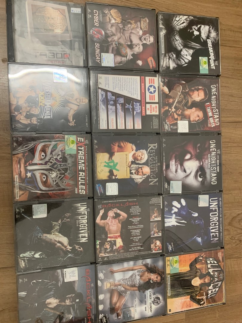 Vcd wwe wwf gusti wrestling, Hobbies & Toys, Music & Media, CDs & DVDs ...