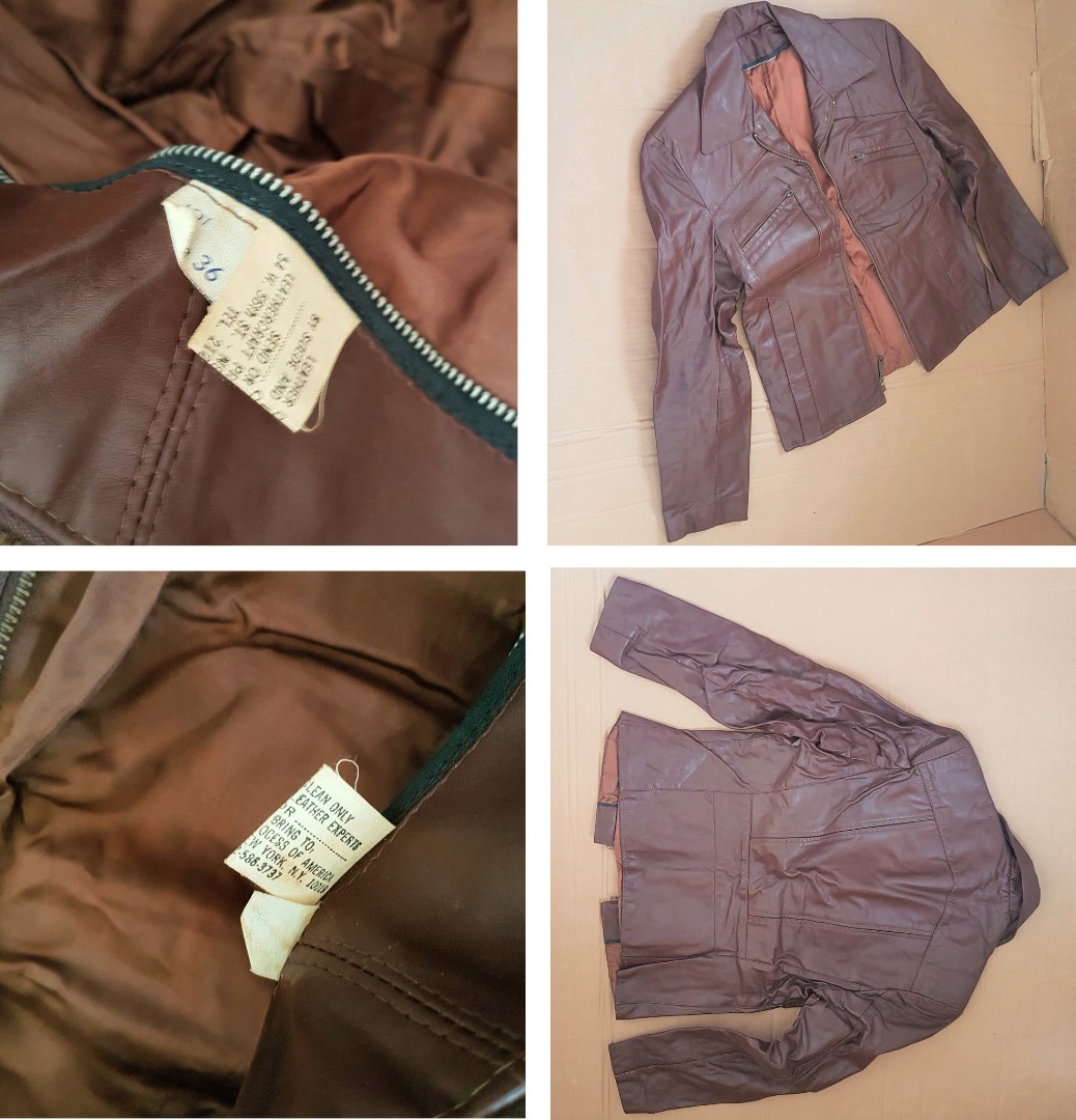 Vintage Leather Jacket, Designer Biker Jacket, In-Vogue Fashion, Suede ...