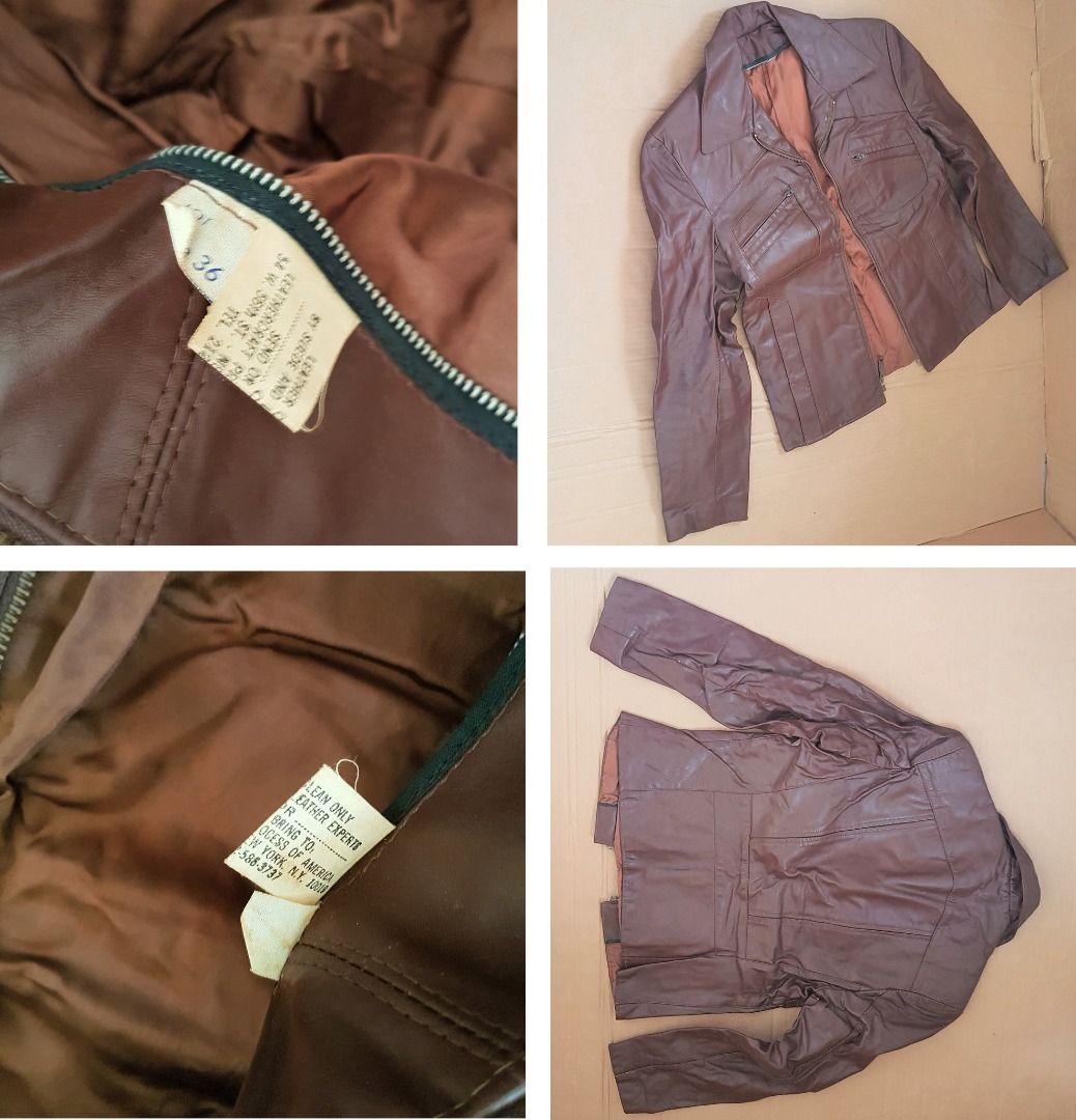 Vintage Leather Jacket, Designer Biker Jacket, In-Vogue Fashion, Suede ...
