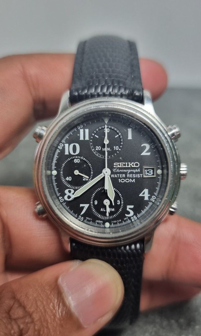 Vintage Seiko Alarm Chronograph 7T32-7H30, Men's Fashion, Watches & Accessories, Watches on ...