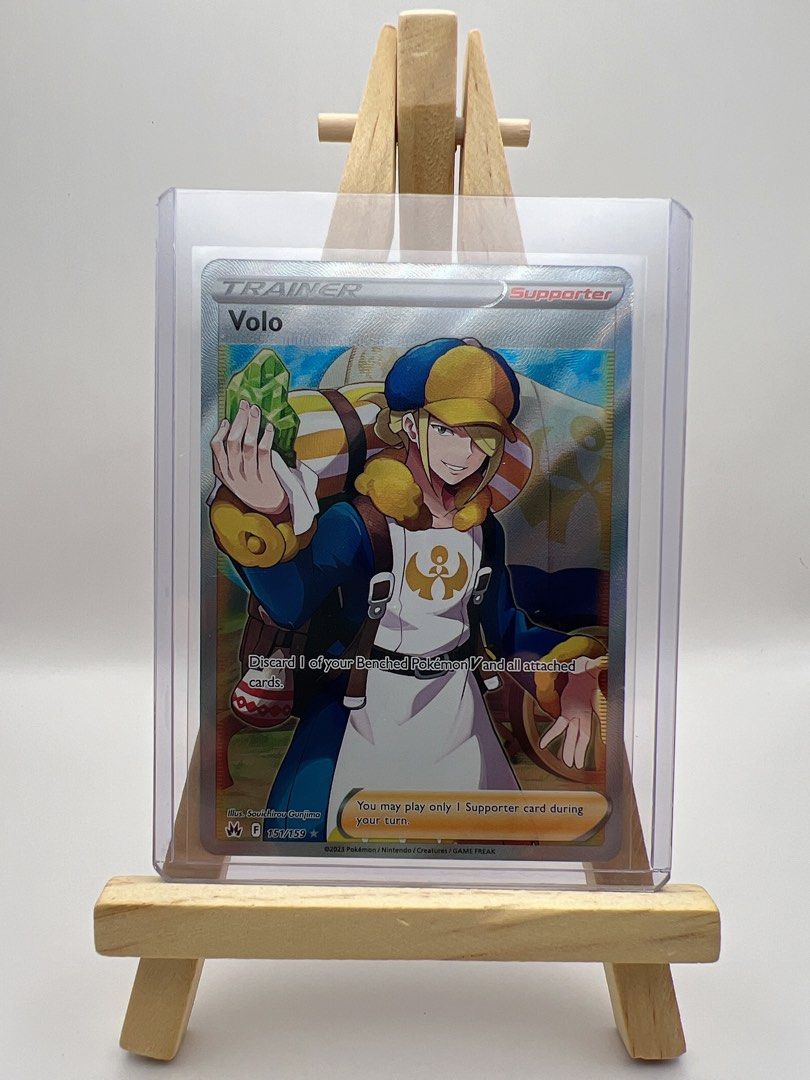 Volo (Full Art) Pokemon Crown Zenith 151/159, Hobbies & Toys, Toys ...