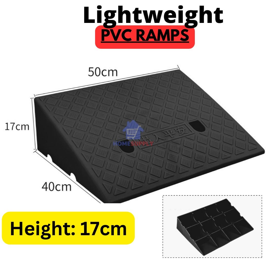 Wheelchair Ramp Lightweight PVC Ramp for Wheelchair, Health & Nutrition ...