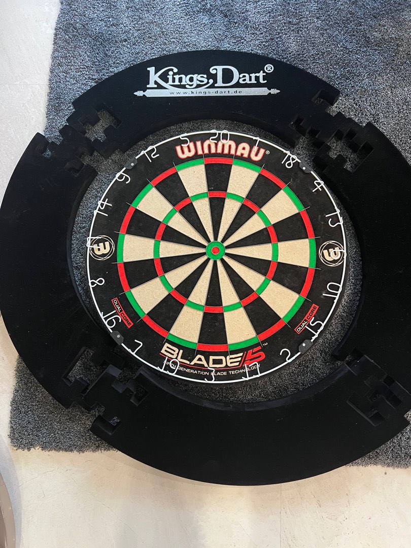 Winmau Blade 5 Dual Core + Protection ring, Sports Equipment, Other ...