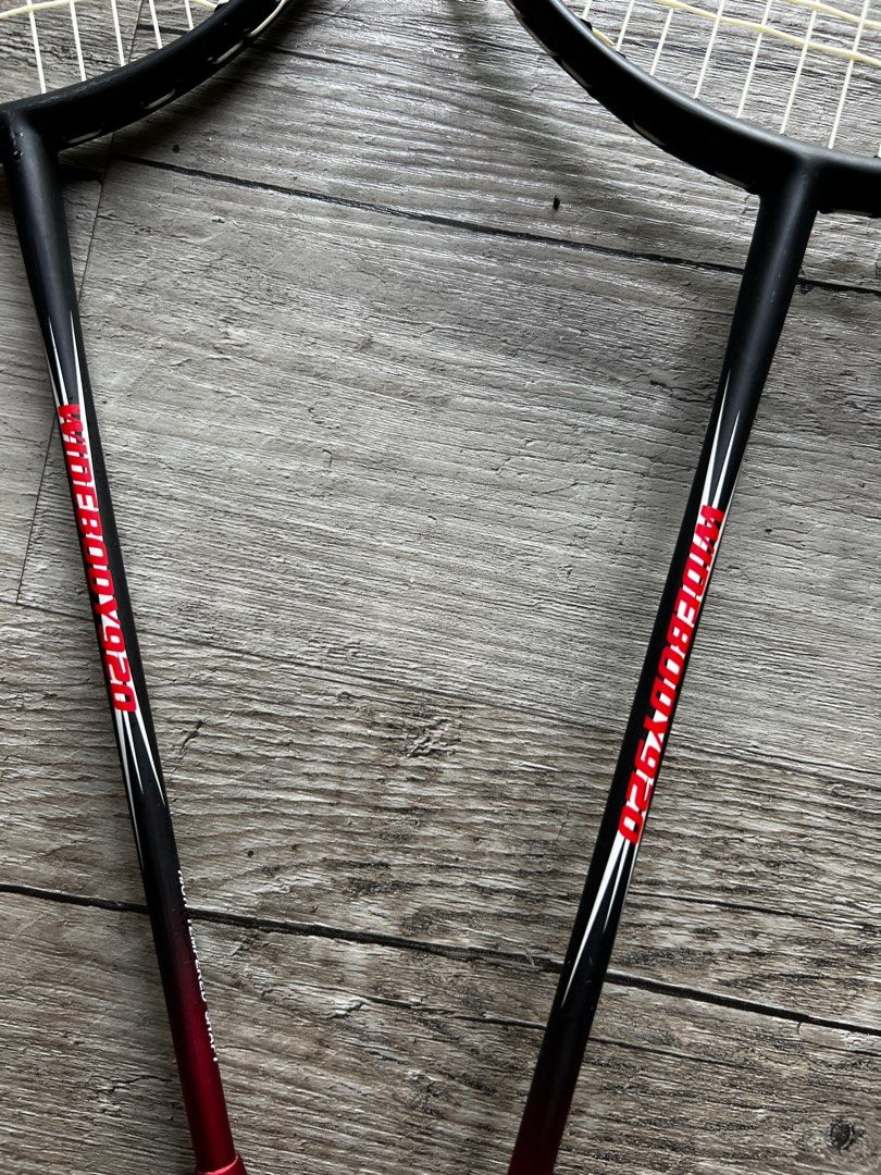 Wish Widebody Y920 badminton racket (x2), Sports Equipment, Sports ...