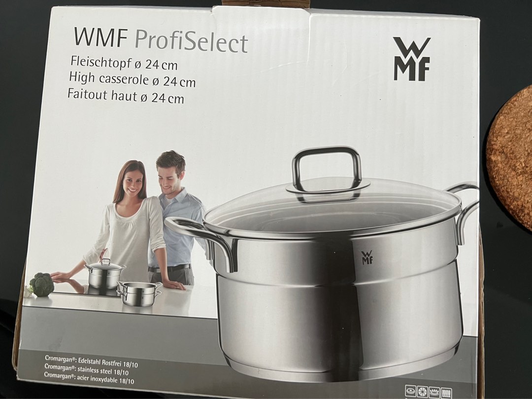 WMF Casserole Pot 24cm with packaging, Furniture & Home Living ...