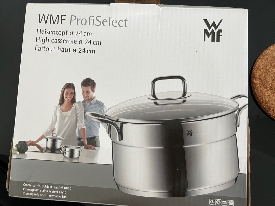 WMF Casserole Pot 24cm with packaging, Furniture & Home Living ...