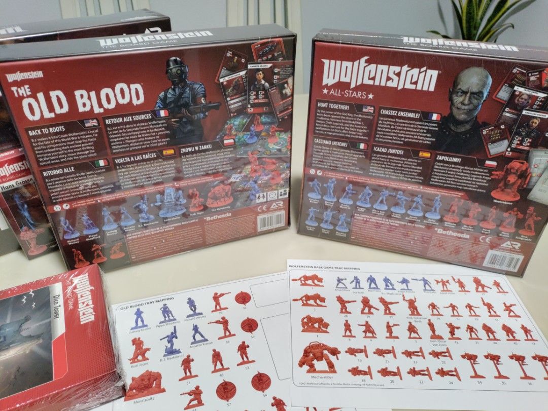 Wolfenstein : the board game by Archon Studios, Hobbies & Toys, Toys ...