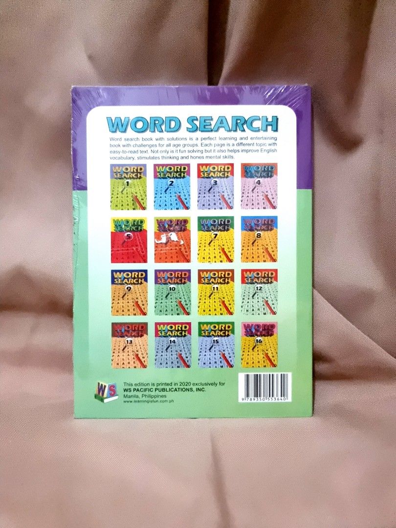 Word Search Number 10, Hobbies & Toys, Toys & Games on Carousell