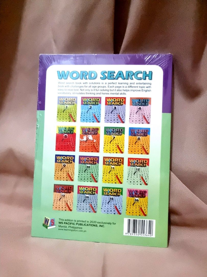 Word Search Number 10, Hobbies & Toys, Toys & Games on Carousell