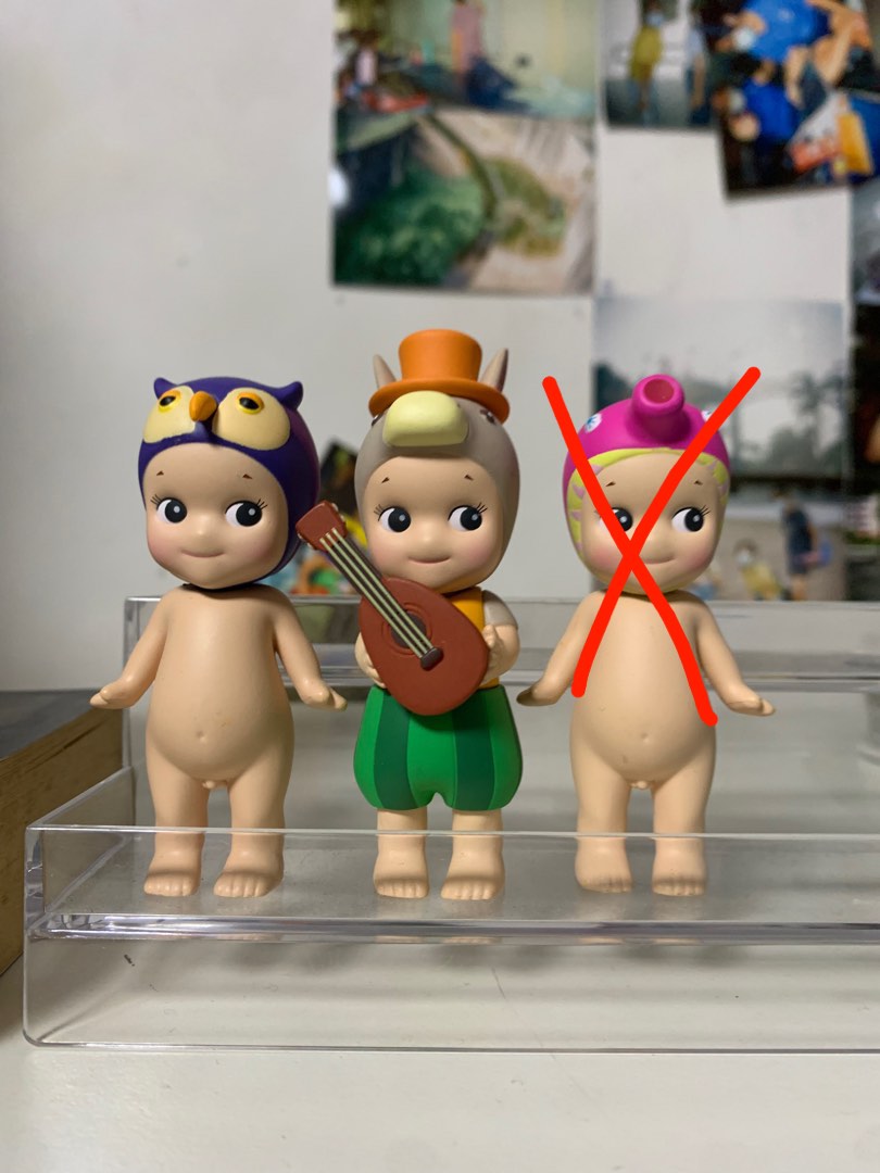 WTT sonny angels and popmart skull panda addams family grandma, Hobbies ...