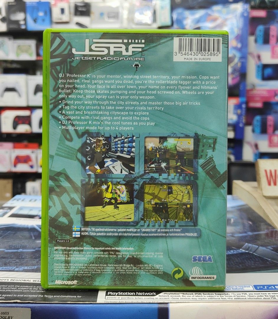 Xbox JSRF : Jet Set Radio Future ( PAL ), Video Gaming, Video Games ...
