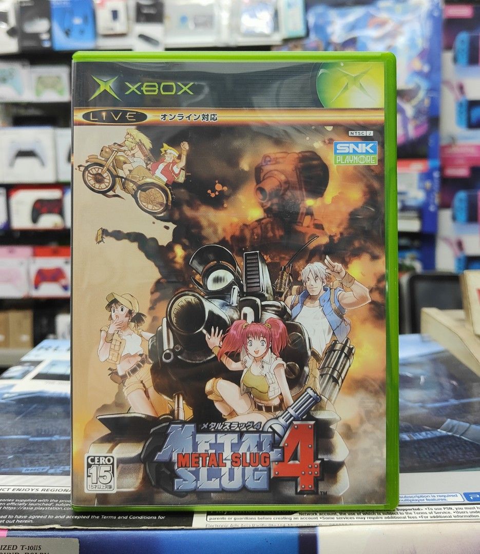 Xbox Metal Slug 4 ( Rare First Launch Edition ), Video Gaming, Video ...
