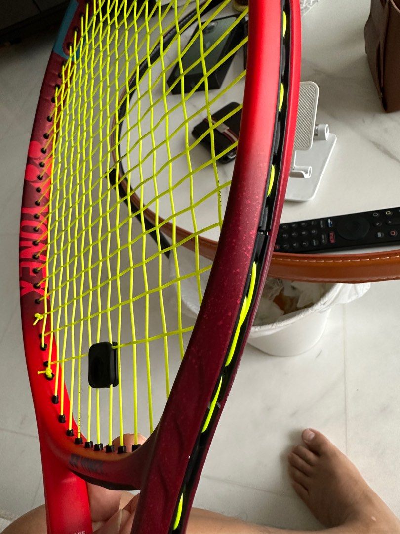 Yonex Vcore 98 2021 version 305g Tennis Racket, Sports Equipment ...