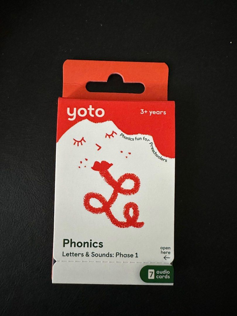 Yoto card UK Phonics Letters & Sound: Phase 1, Hobbies & Toys, Books ...