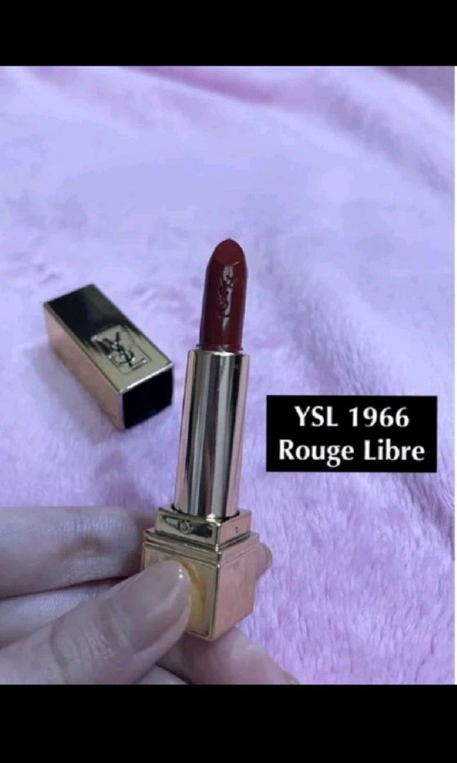 YSL 1966 Libre Rouge Lipstick (Mini), Beauty & Personal Care, Face ...