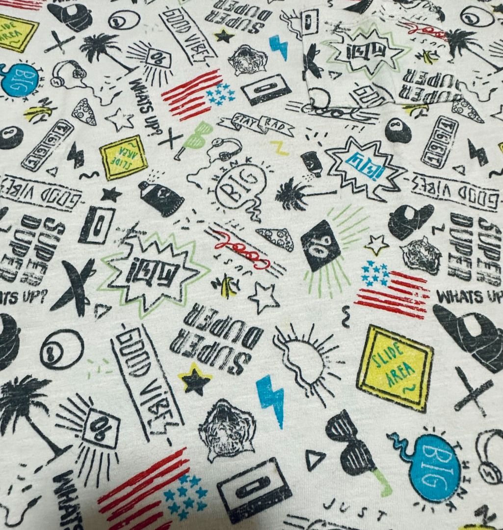 100%AUTH ZARA BOYS "WHAT'S UP" BOYS GRAPHIC / STATEMENT PRINT on Carousell