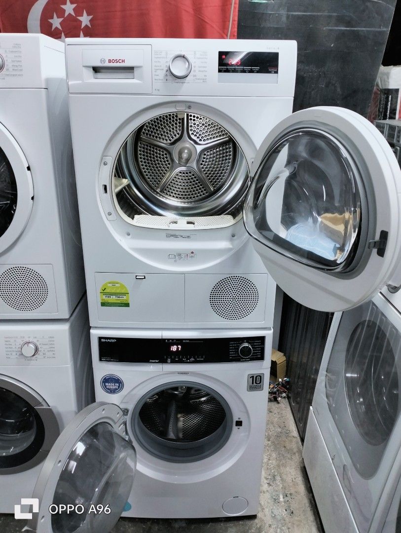 10/8Kg Washing Machine & Condenser Dryer ((Pair), TV & Home Appliances ...