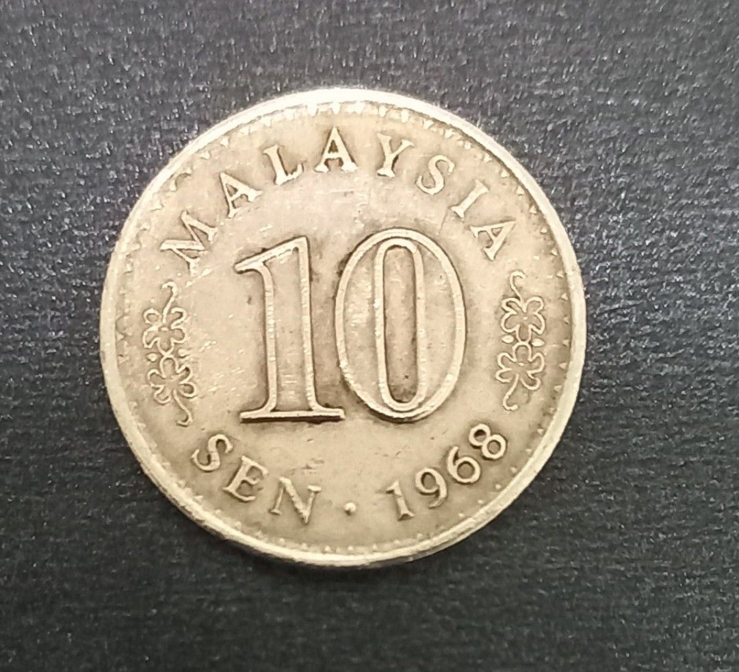 10 sen 1968 Parlimen Syiling Malaysia, Hobbies & Toys, Collectibles ...