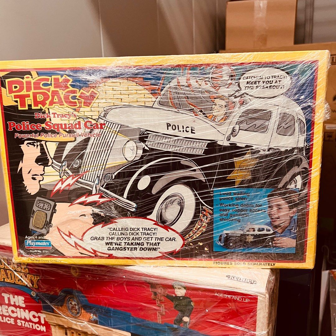 1990 Dick Tracy Police Squad Car Playmates MISB, Hobbies & Toys, Toys ...