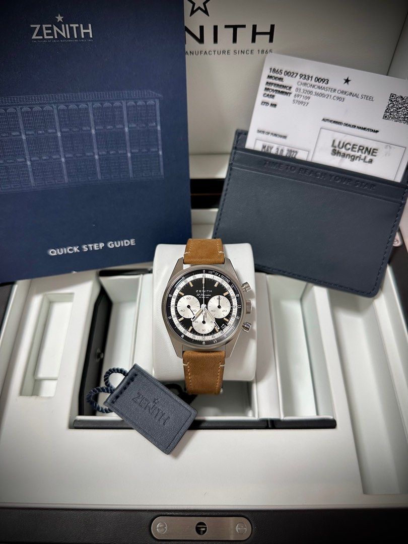 2022 Zenith Chronomaster Original Panda, Luxury, Watches on Carousell