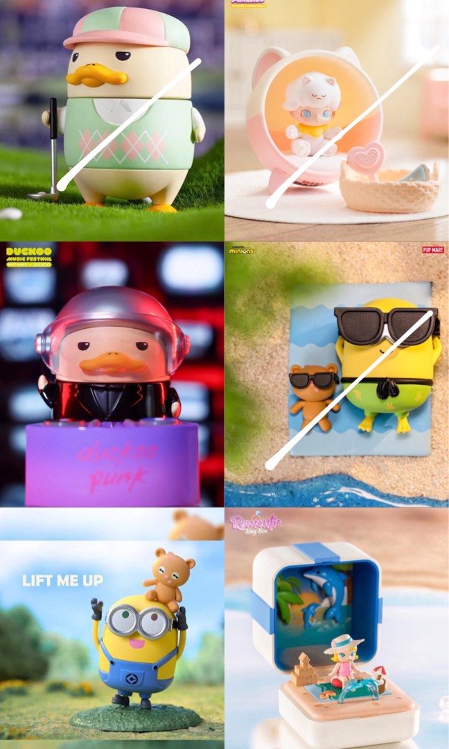 $5 POPMART CLEARANCE, Hobbies & Toys, Toys & Games on Carousell
